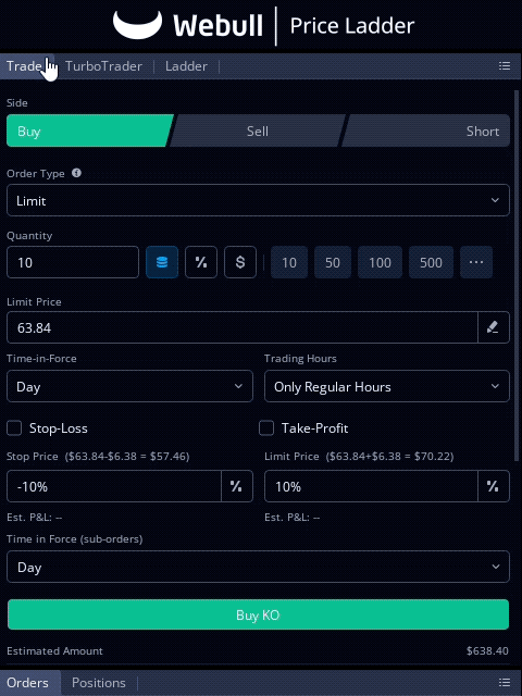 Investors Education How to Use the Price Ladder/Depth of Market on ...