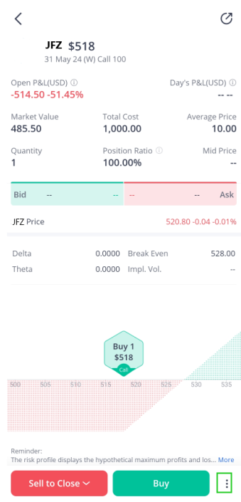 Options Exercise - Webull