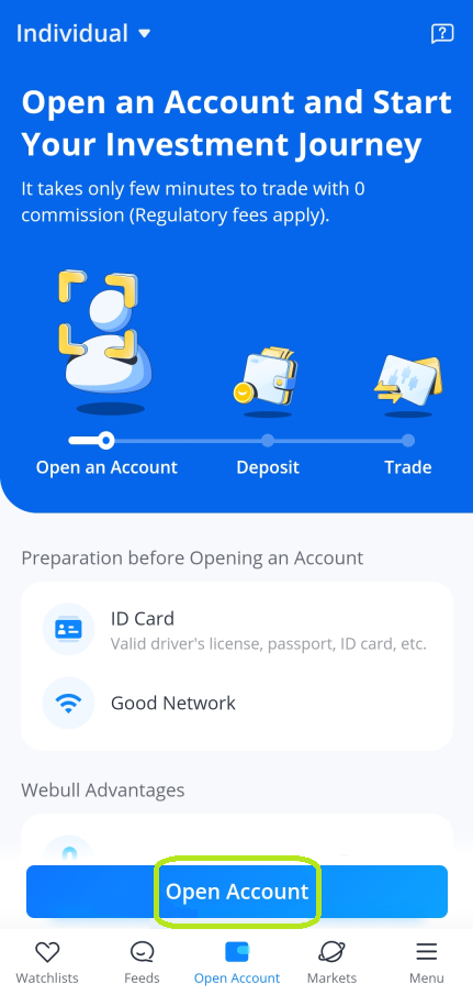 How do I open an account? - Webull