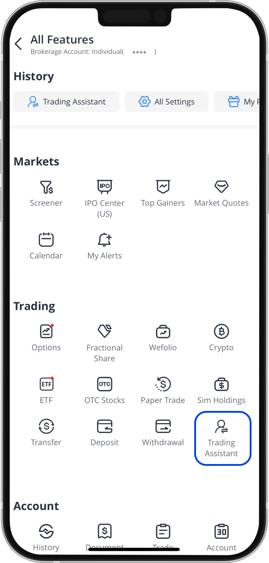 Trading Assistant - Webull